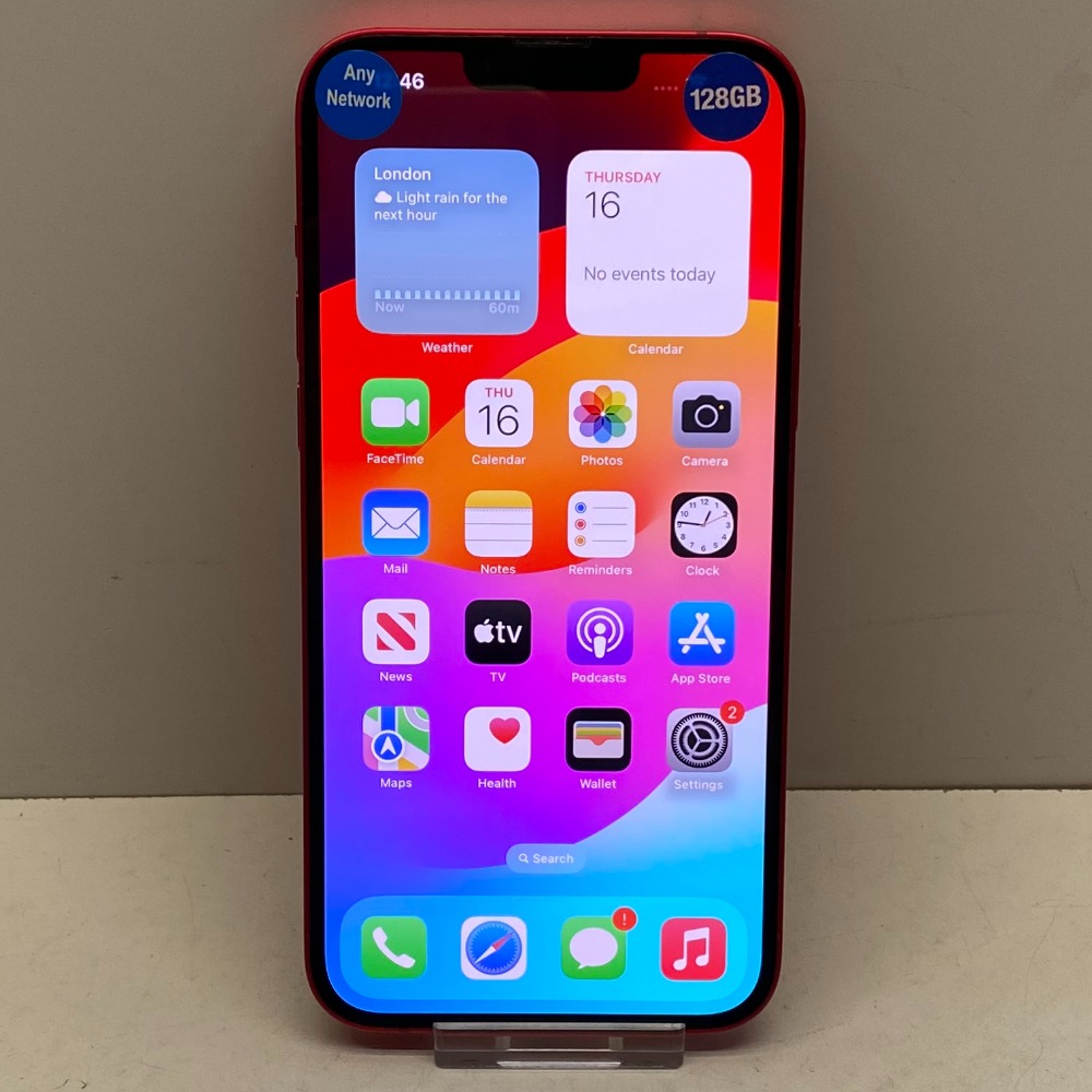 Pre-owned Apple iPhone 14 Plus Unlocked Model A2886 128GB in Red - Own4Less